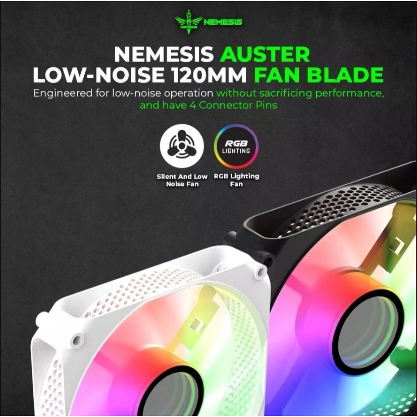 Jual Fan Case RGB Mirror Nemesis AUSTER | Shopee Indonesia