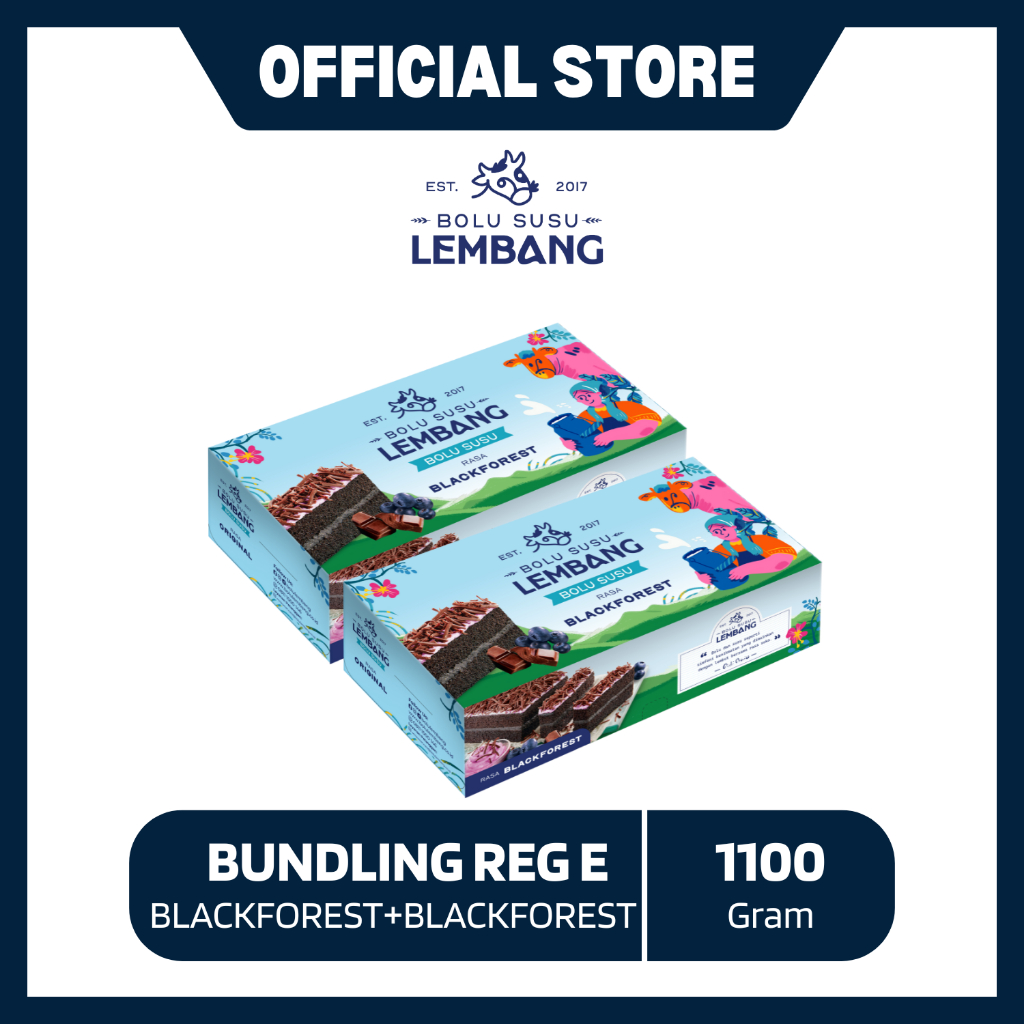 Jual BUNDLING REG E (BOLU SUSU LEMBANG BLACKFOREST+ BLACKFOREST ) | Shopee Indonesia