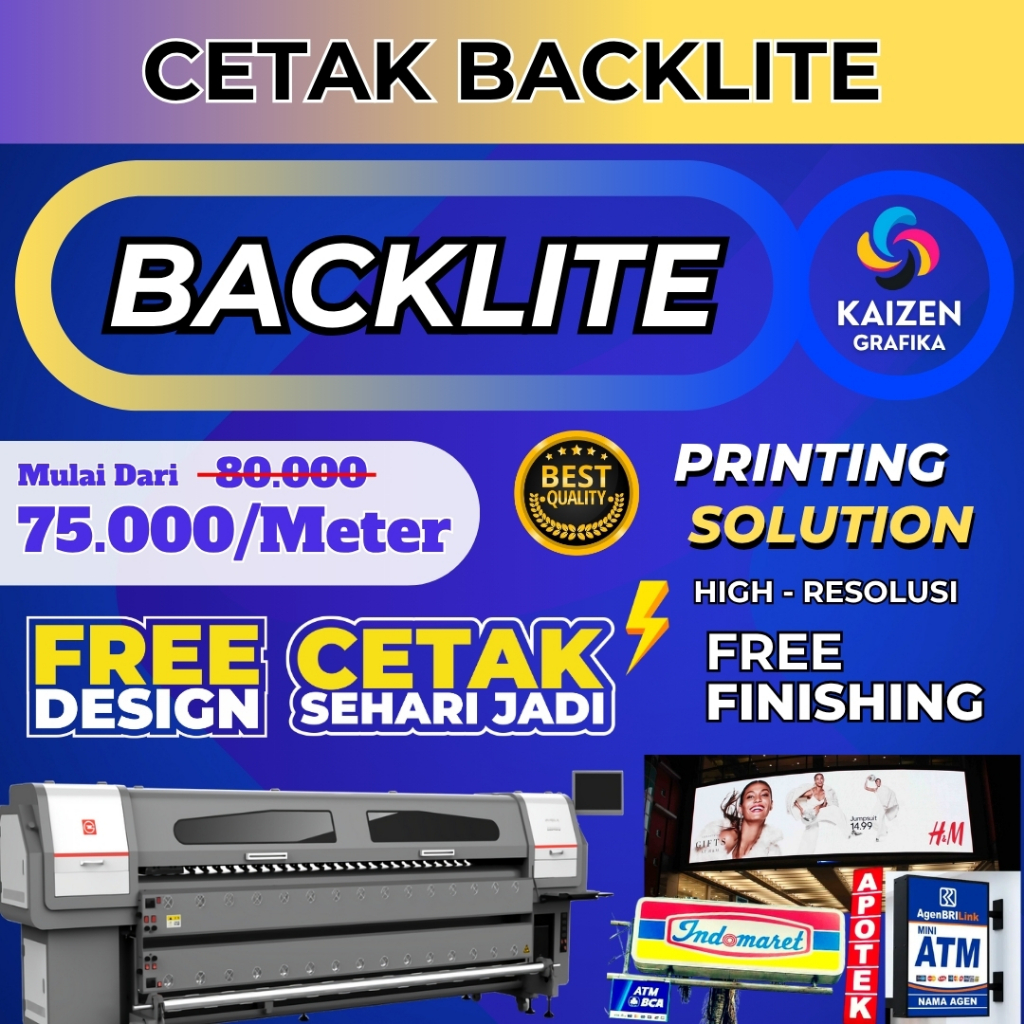 Jual CETAK SPANDUK/BANNER | Hi-res Flexi BACKLITE | FREE DESIGN ...