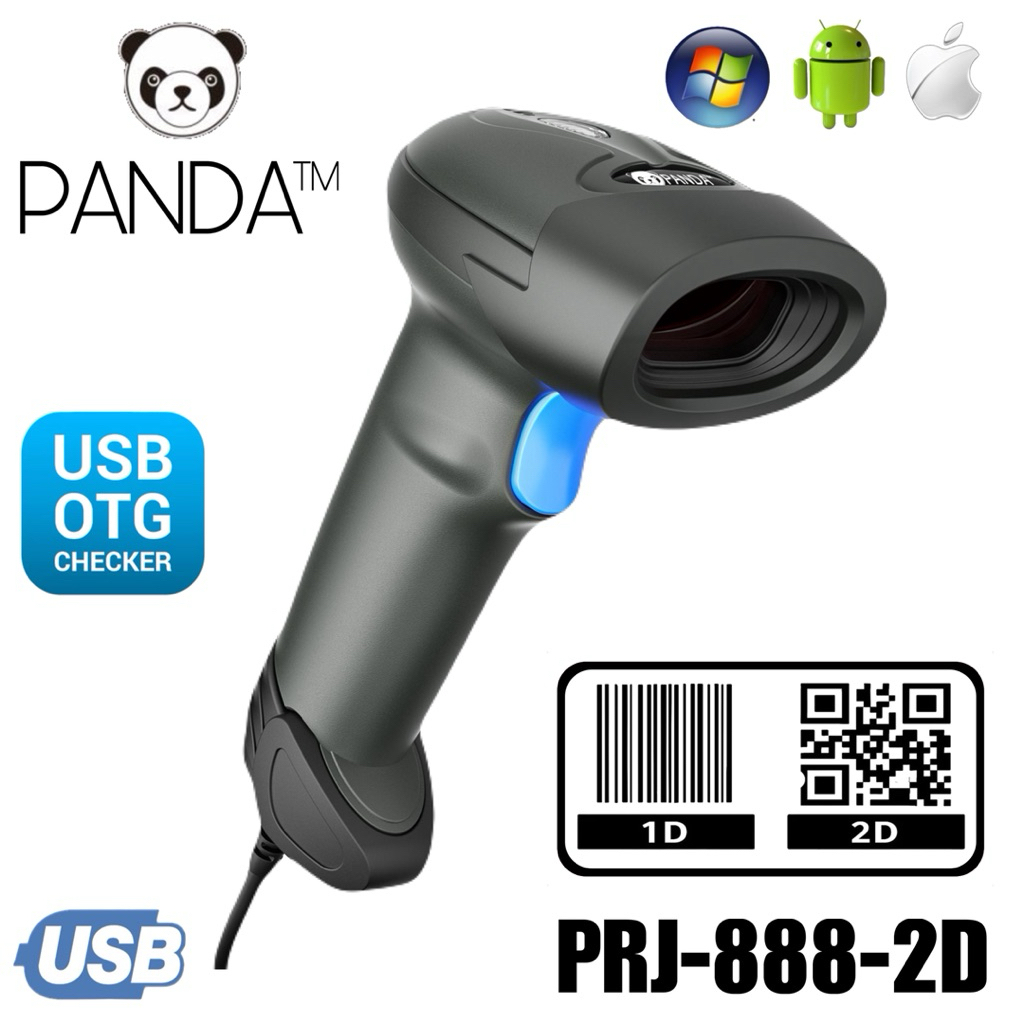 Jual BARCODE SCANNER 2D/1D PANDA PRJ-888 (QR CODE-MAXICODE-DATA MATRIX ...