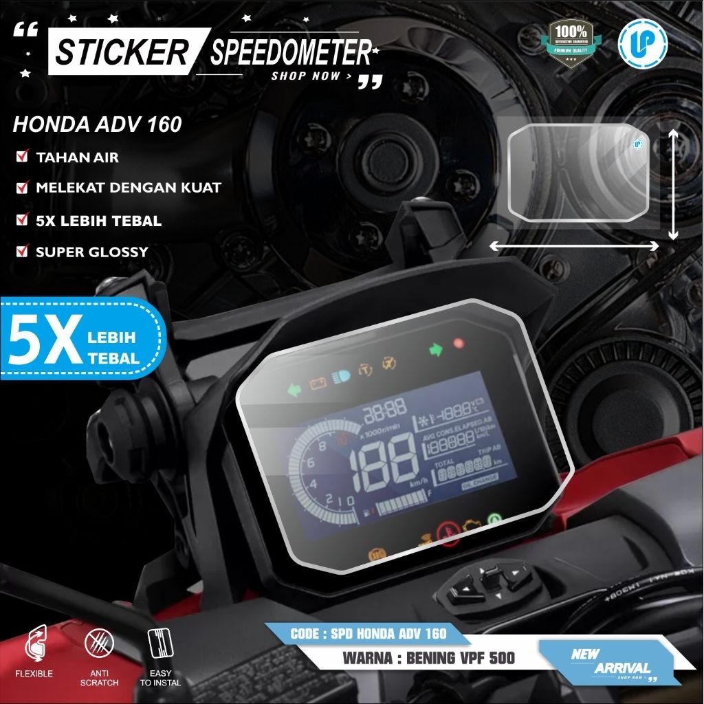 Jual STICKER ANTIGORES SPEEDOMETER HONDA ADV 160 | Shopee Indonesia