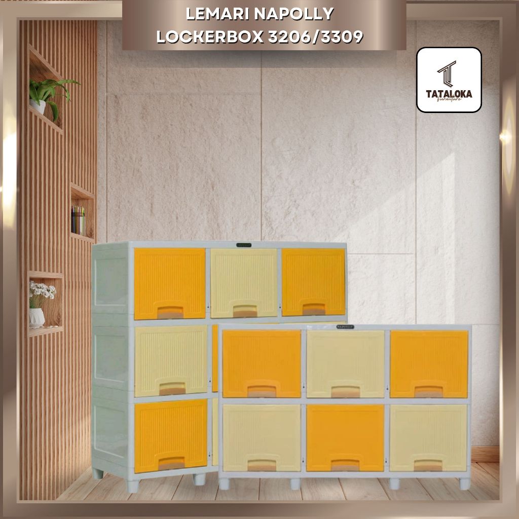 Jual LEMARI LOCKER PLASTIK ESTETIK WARNA CERAH + KUNCI | LEMARI PLASTIK ...