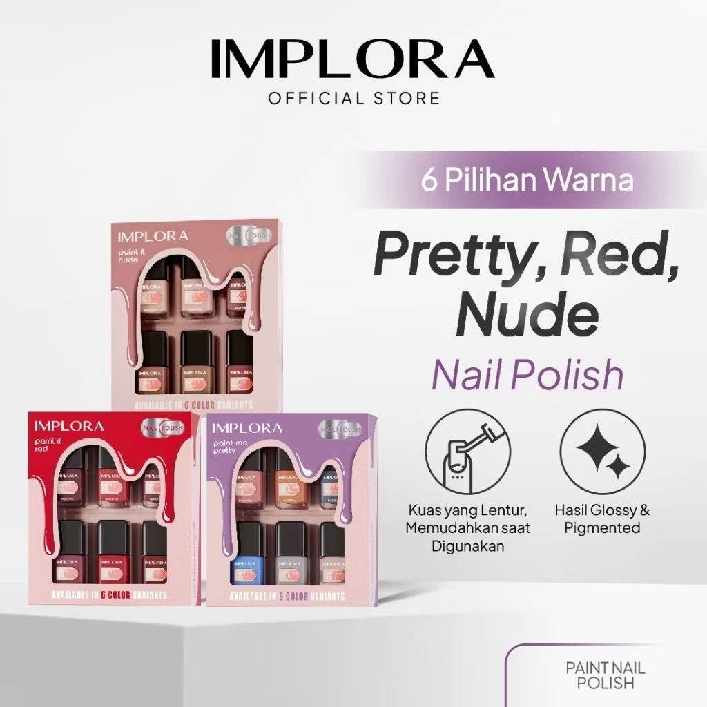 Jual Implora Nail Polish / Kutex Implora Box | Shopee Indonesia