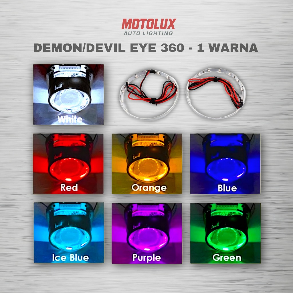 Jual DEVIL DEMON EYE PROJIE PROJECTOR BILED 360 | Shopee Indonesia