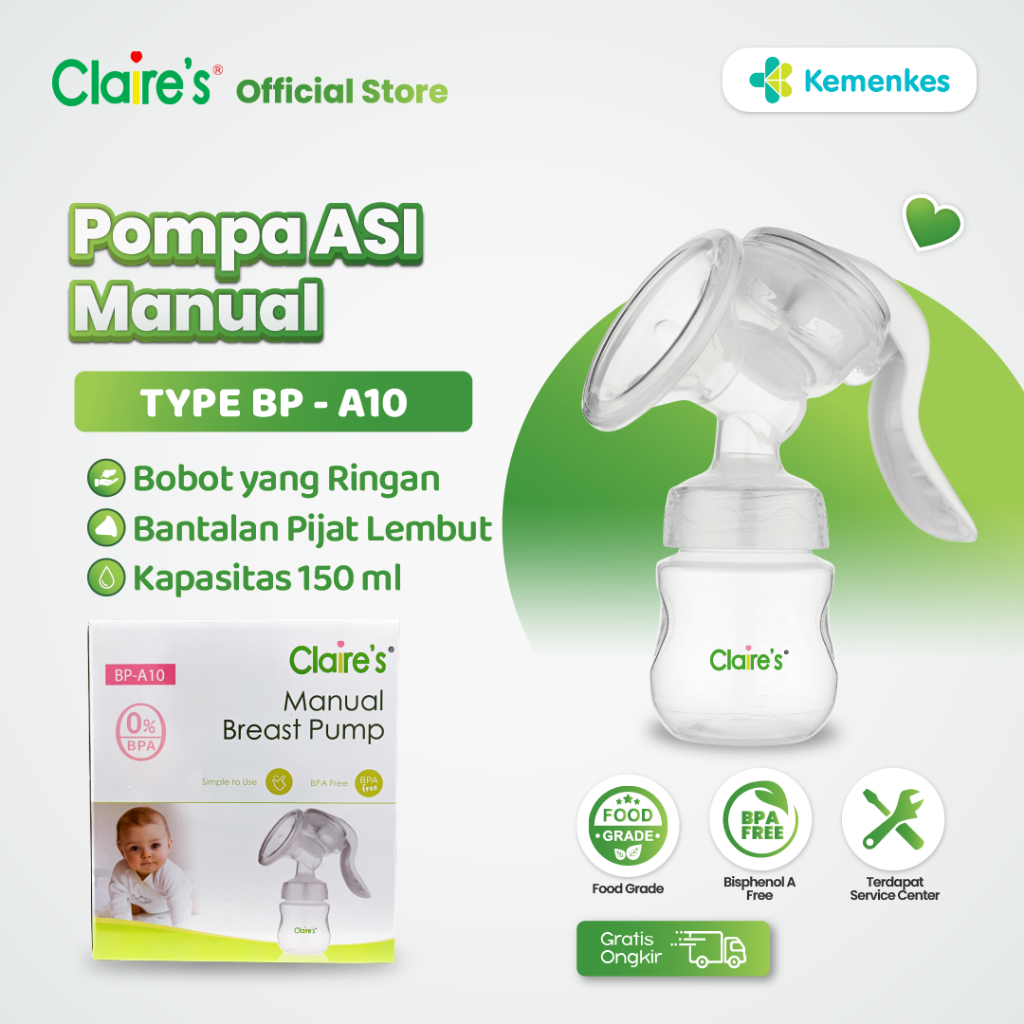 Jual Pompa ASI Manual A10 | Manual Breast Pump Type A-10 | Breast Pump ...