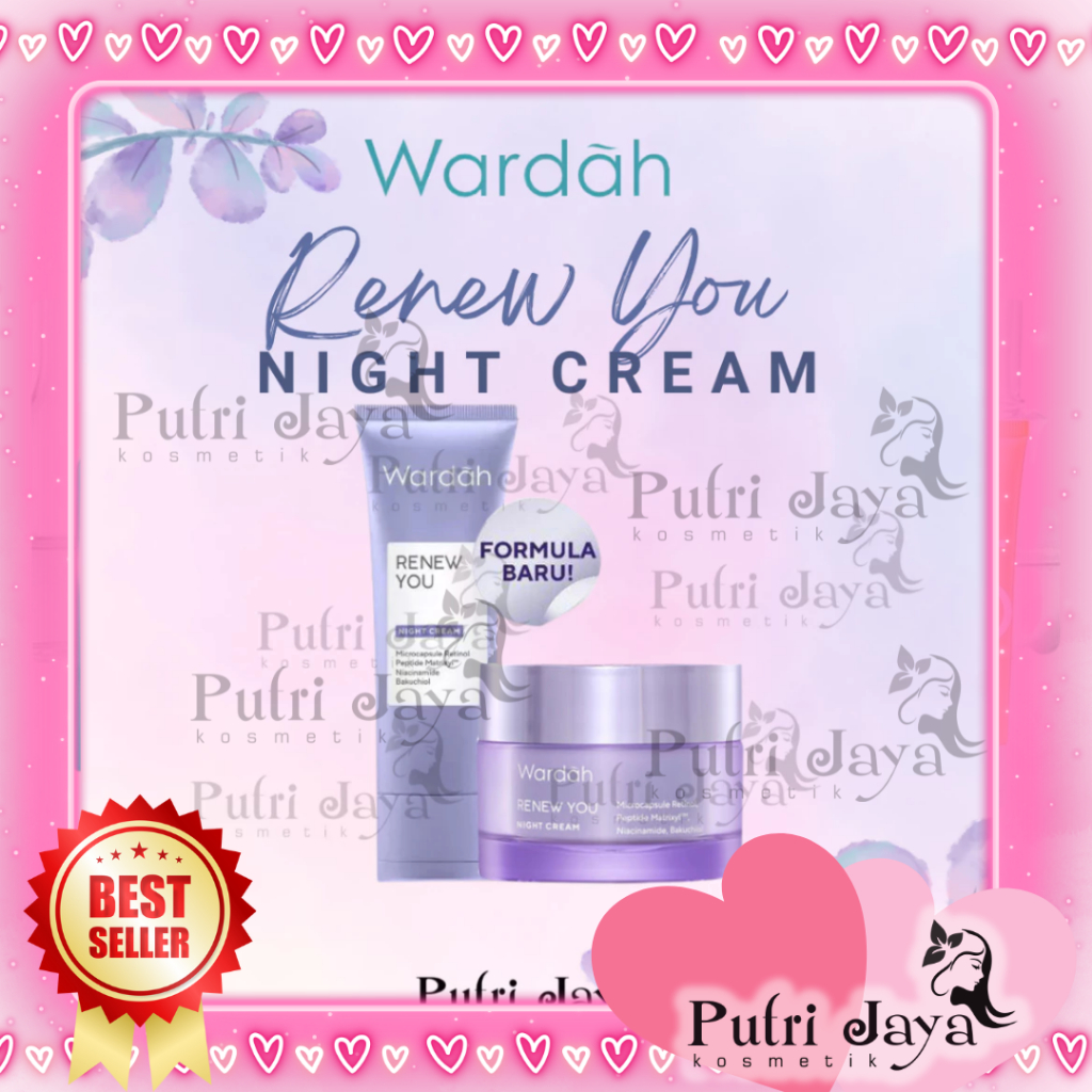 Jual WARDAH Renew You NIGHT CREAM | 15 ML / 30 GR | Shopee Indonesia