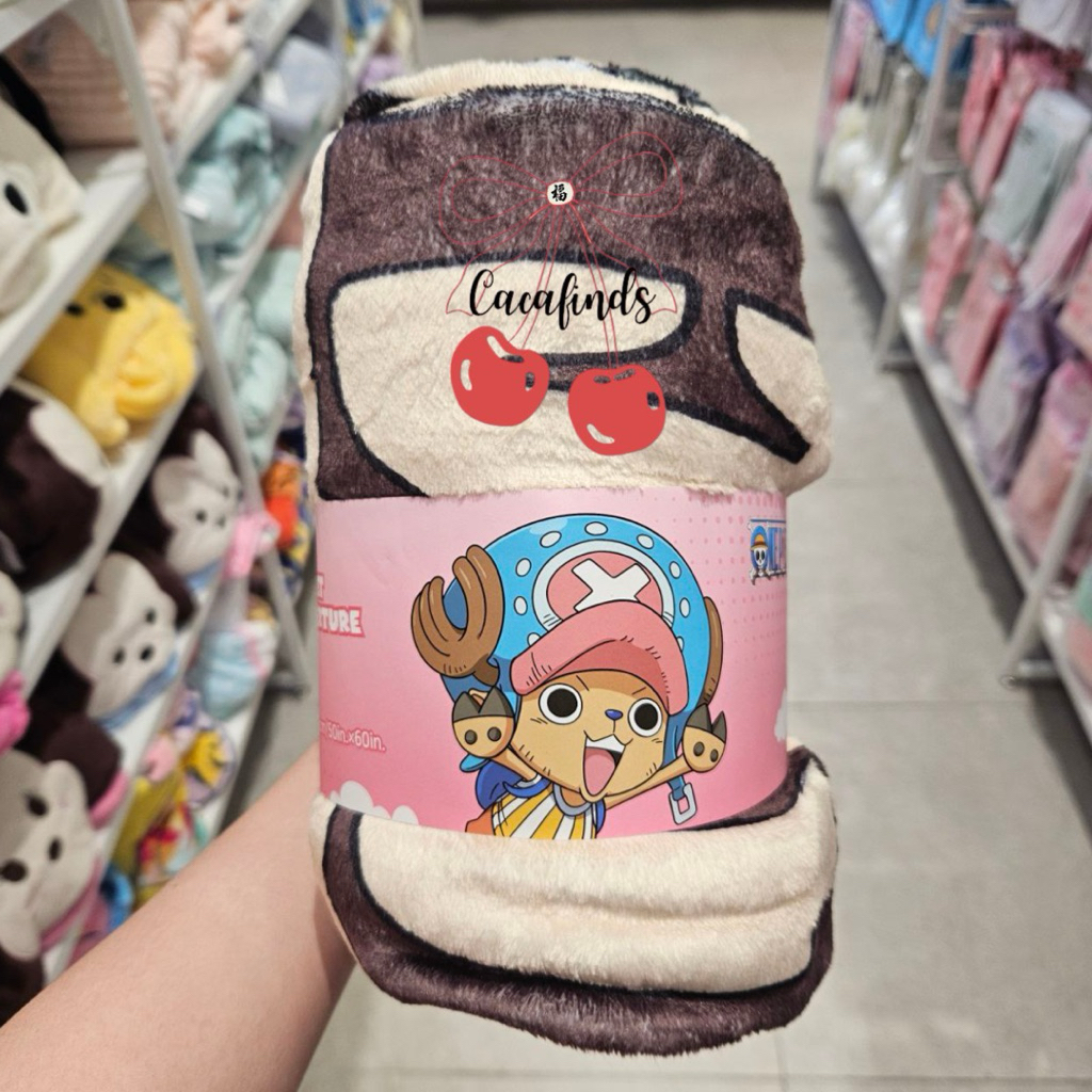 Jual MINISO x One Piece‼️Blanket / Selimut Extra Large Chopper Wanted ...