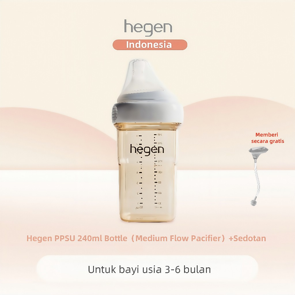 Jual Hegen Botol Susu Anak Import Asli PPSU - Botol Susu Anak 240ml ...