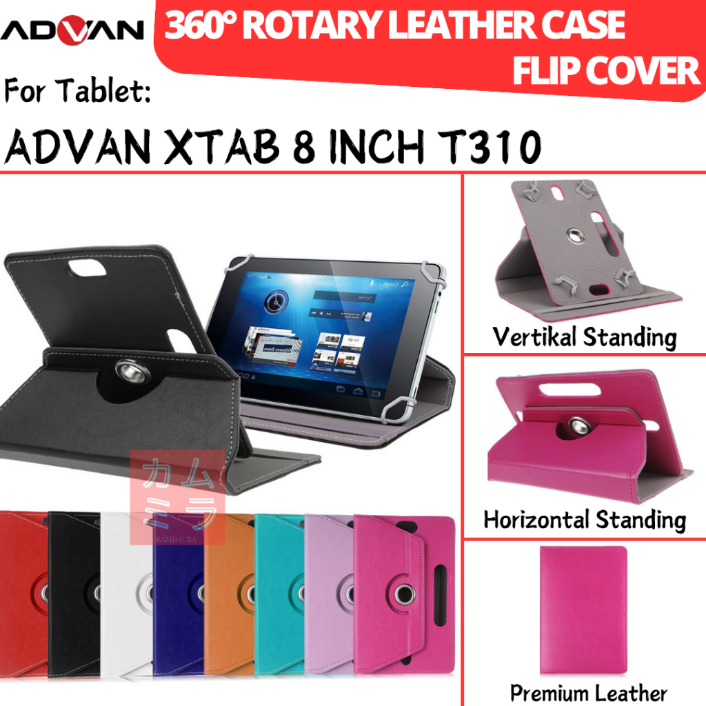Jual ADVAN XTAB 8 INCH T310 TABLET ANDROID 13 BOOK COVER 360 ROTATING ...