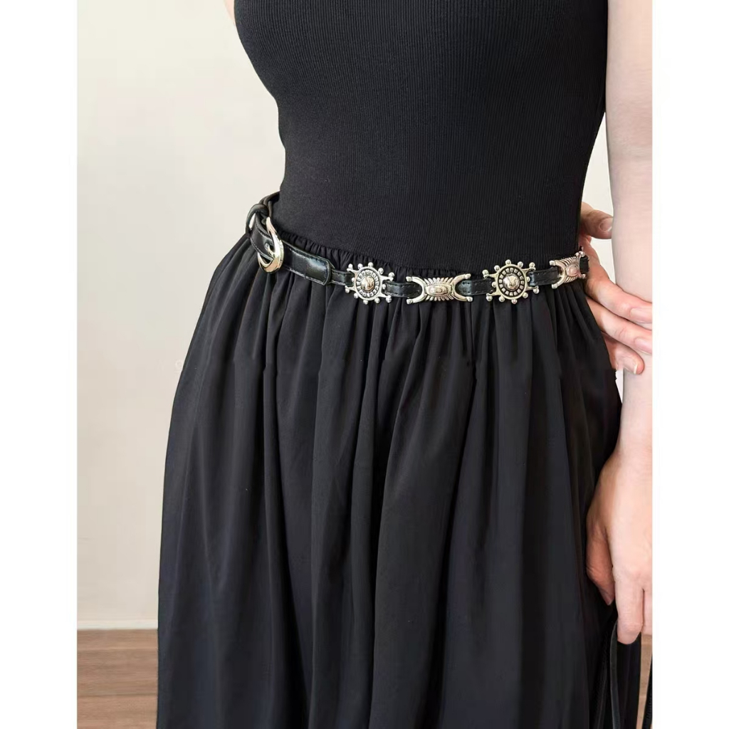 Jual BGS-559 Ikat Pinggang Kulit Logam Besi / Belt Sabuk Gesper Gaya ...