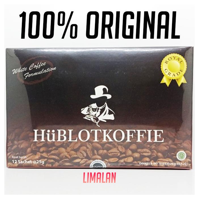 Jual Hublotkoffie Isi 12 Sachet 100% Original Kopi Herbal Sehat untuk ...