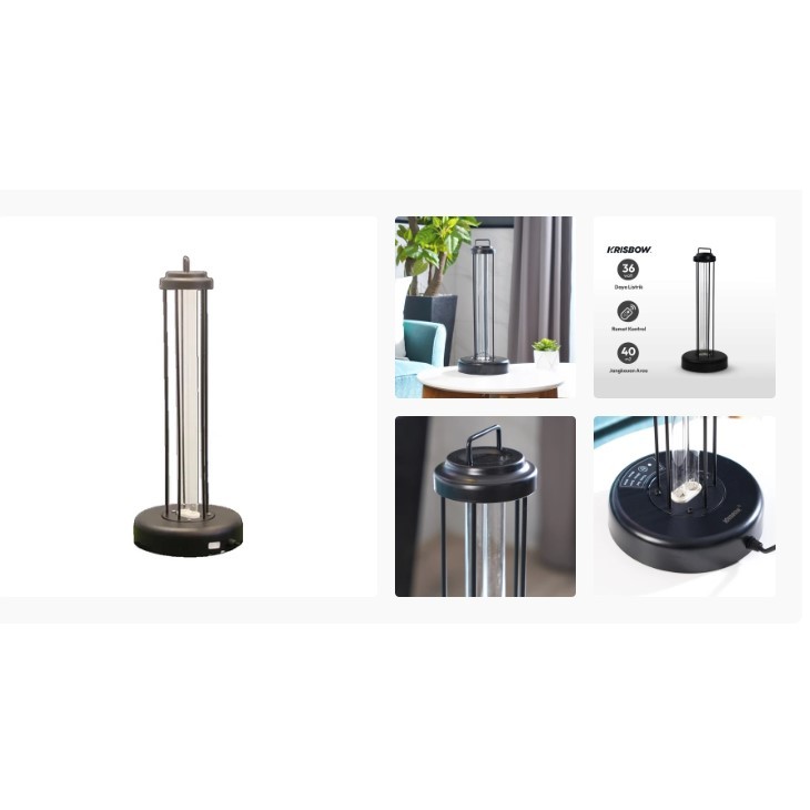 Jual Krisbow Lampu Standing Uv Disinfektan 36 Watt | Shopee Indonesia