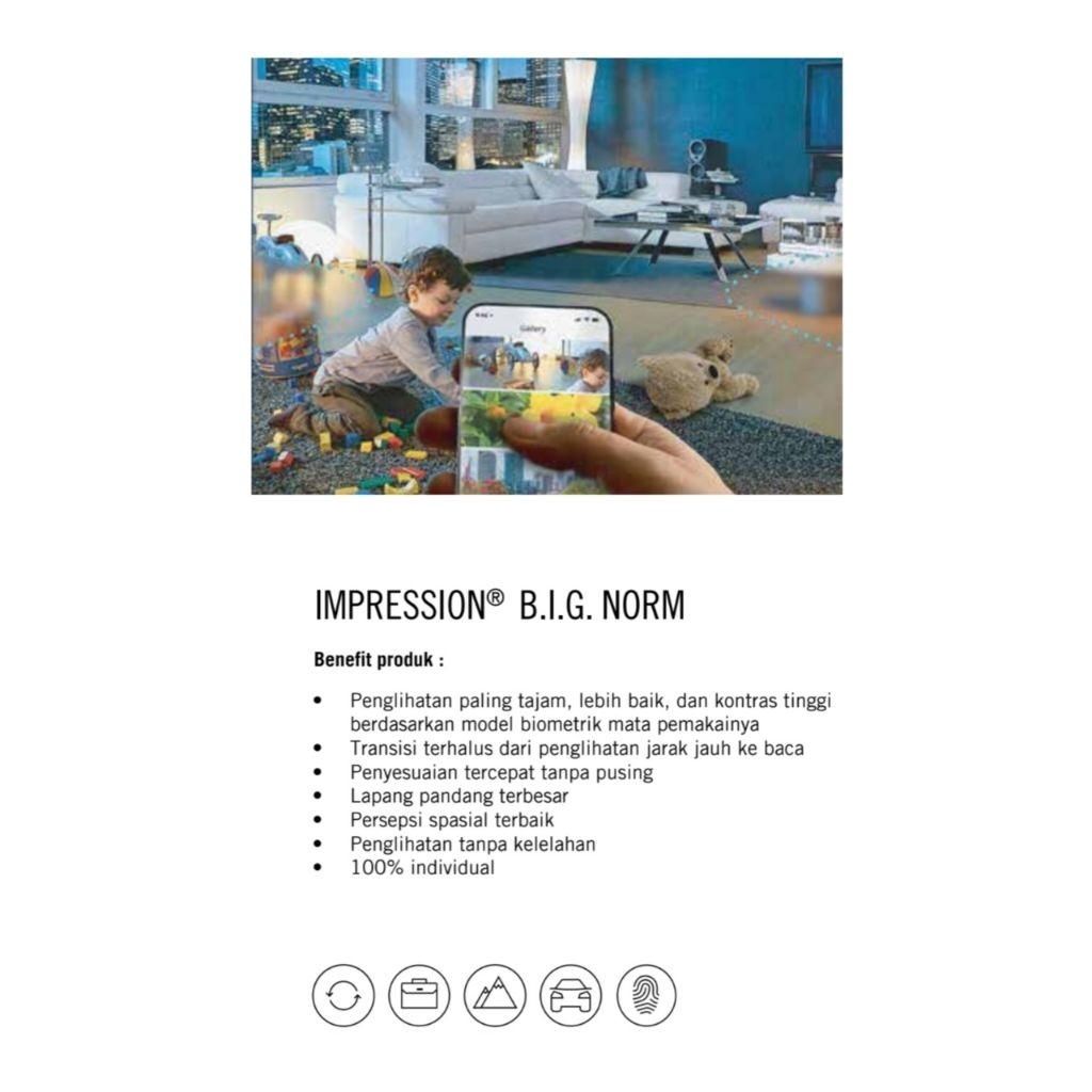 Jual Lensa kacamata Progresif Rodenstock Big Norm Impression Big ...