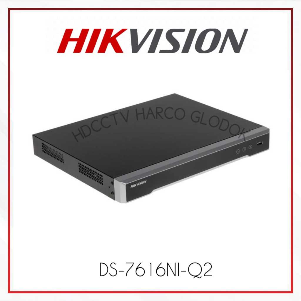 Jual Hikvision DS-7616NI-Q2 NVR IP Camera CCTV 16 Ch 8MP 2 Slot Harddisk | Shopee Indonesia