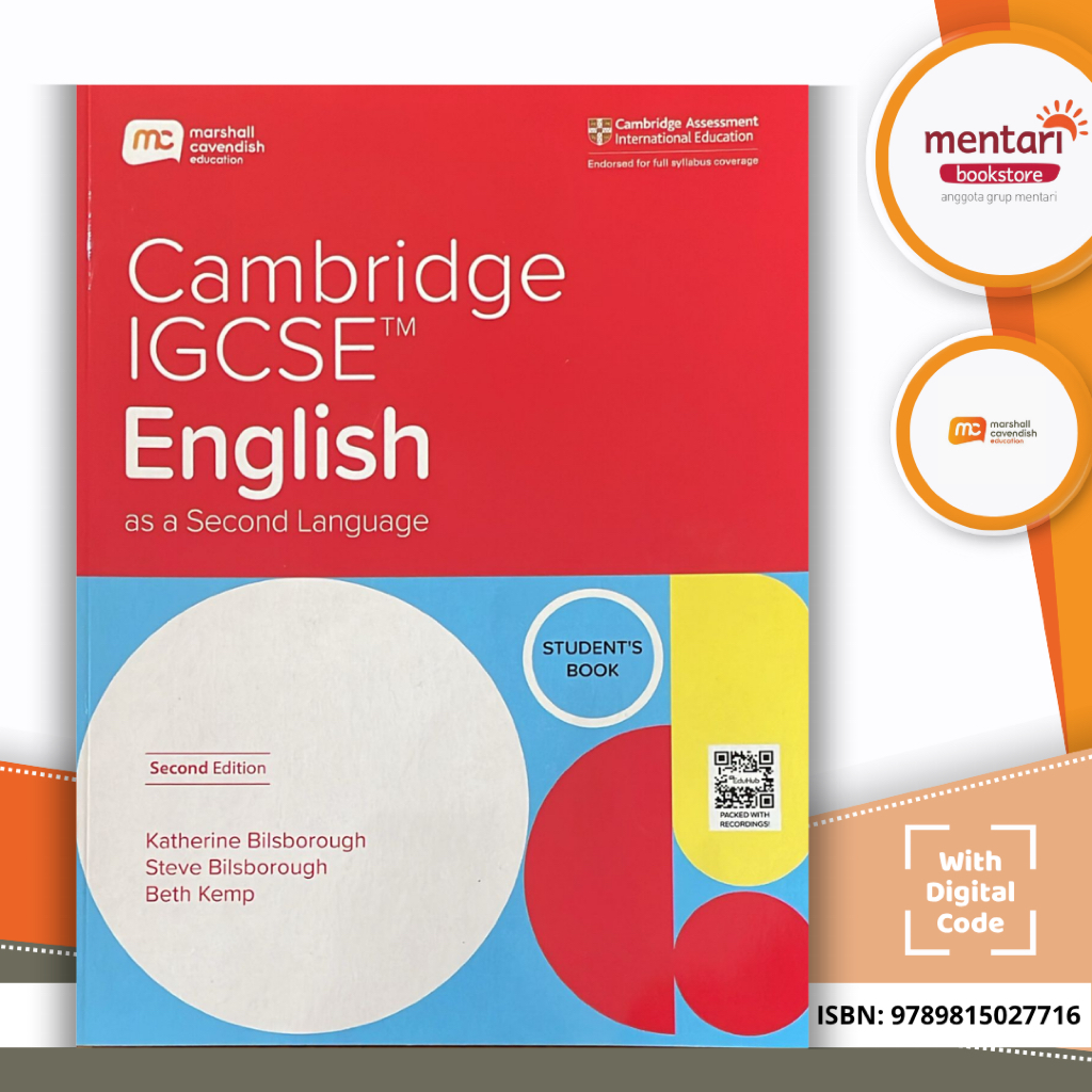 Jual MCE Cambridge IGCSE™ English as a Second Language (2nd Edition) Series | Shopee Indonesia