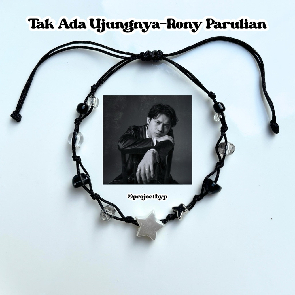 Jual Rony Parulian Bracelet “Tak ada Ujungnya” / Gelang Tali Manik ...