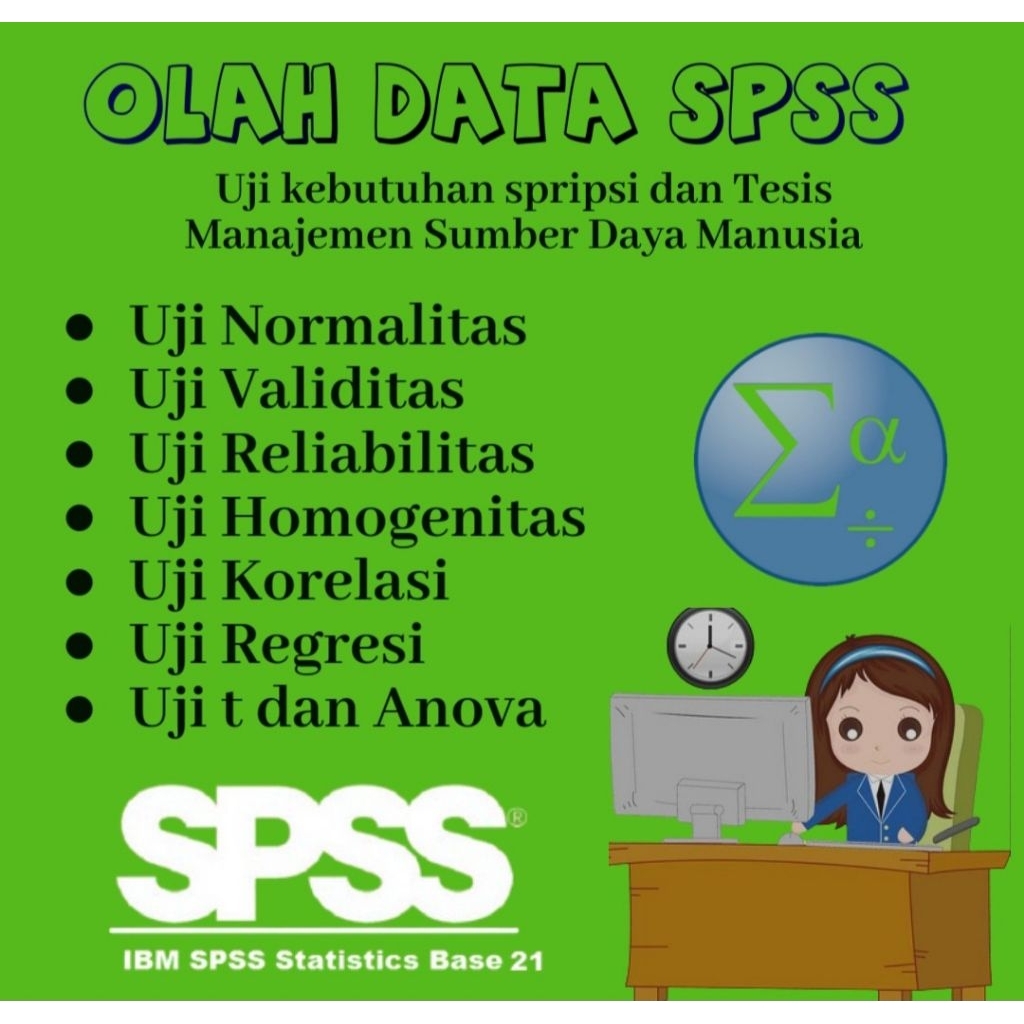 Jual Jasa olah data SPSS / Jasa olah statistik / olah data / uji SPSS / olah data untuk ...