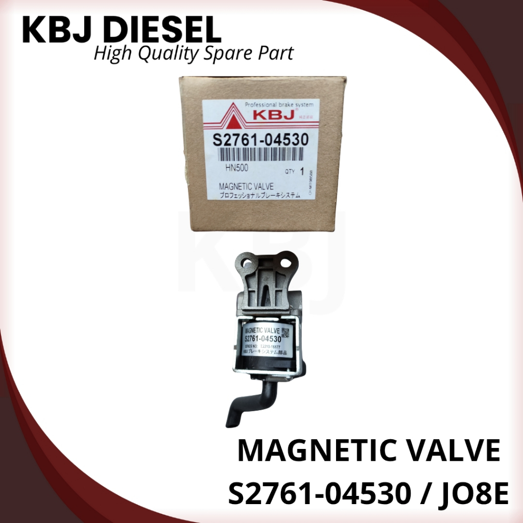 Jual Magnetic Valve S2761-04530 KBJ – Hino JO8E / Solenoid Valve KBJ ...