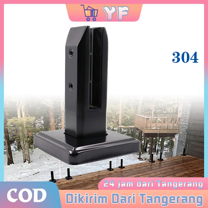 Jual Spigot Penjepit Kaca Glass Clip Stainless Railing Kaca Dan Kaki ...