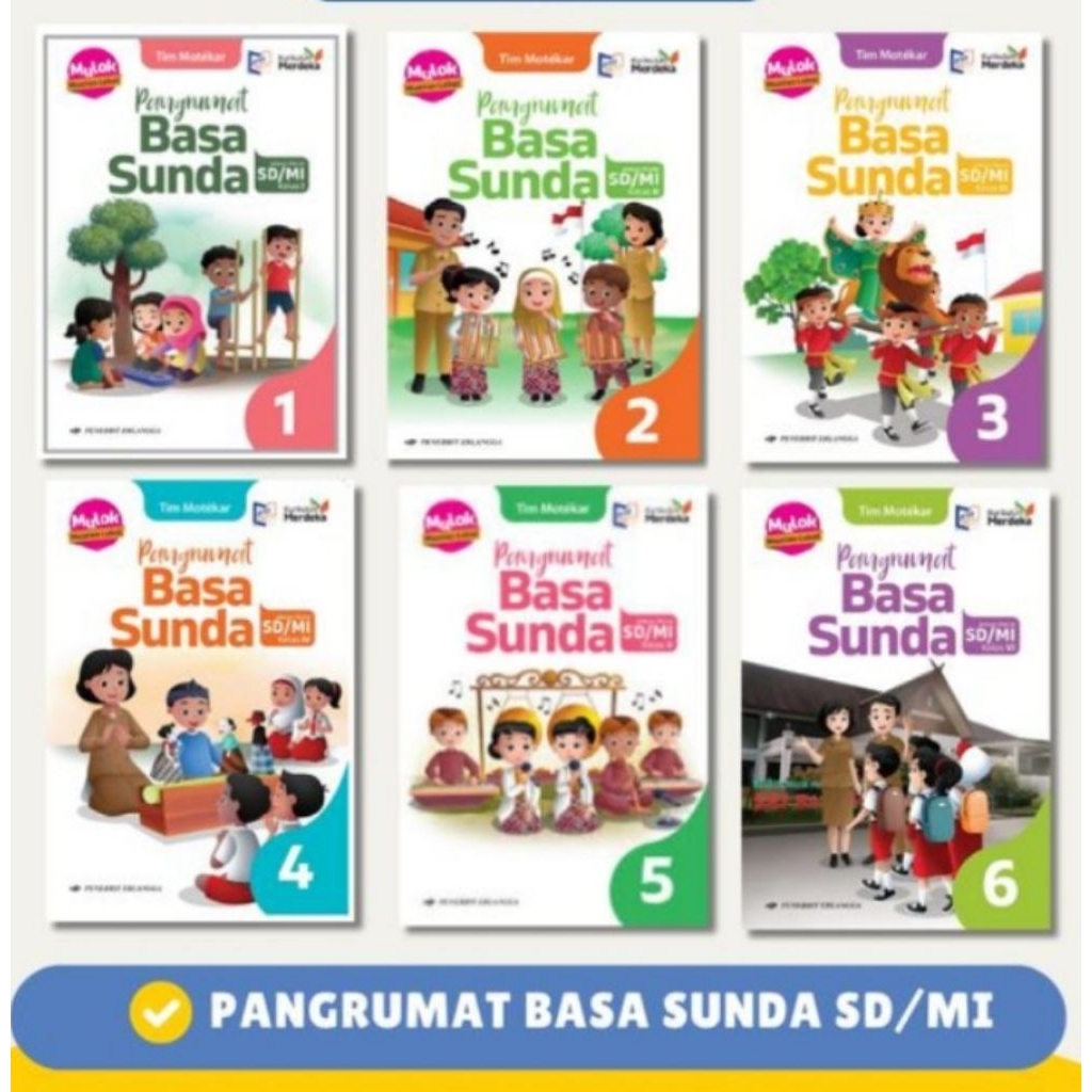 Jual Original: BUKU PANGRUMAT BASA SUNDA SD/MI KURIKULUM MERDEKA KELAS 1 2 3 4 5 6 - ERLANGGA ...