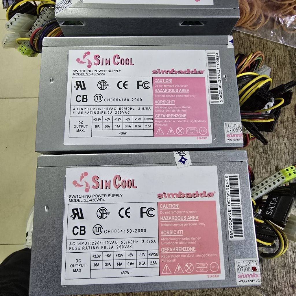 Jual PSU POWER SUPLAY SIMBADDA SIM COOL 6 PIN VGA | Shopee Indonesia