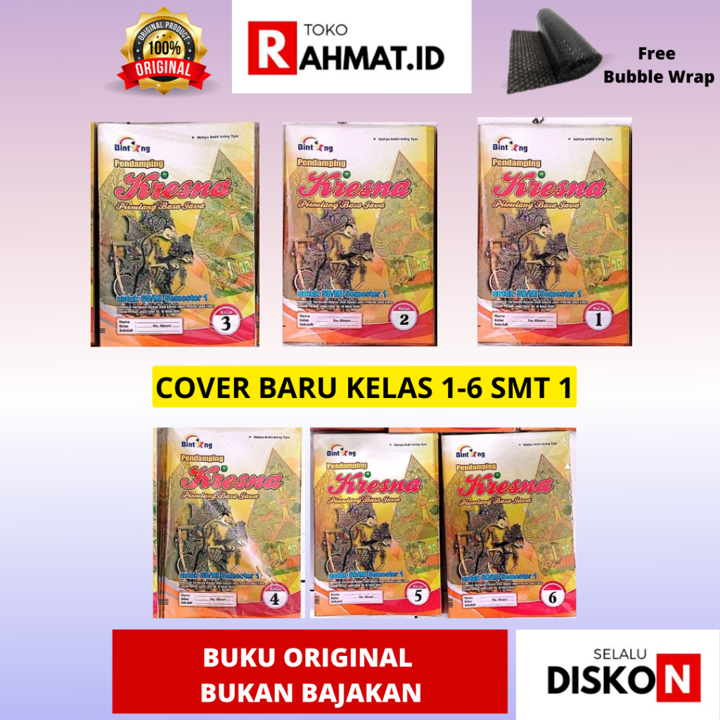 Jual COVER BARU 2024 LKS KRESNA PIWULANG BASA JAWA KELAS 1 2 3 4 5 6 ...