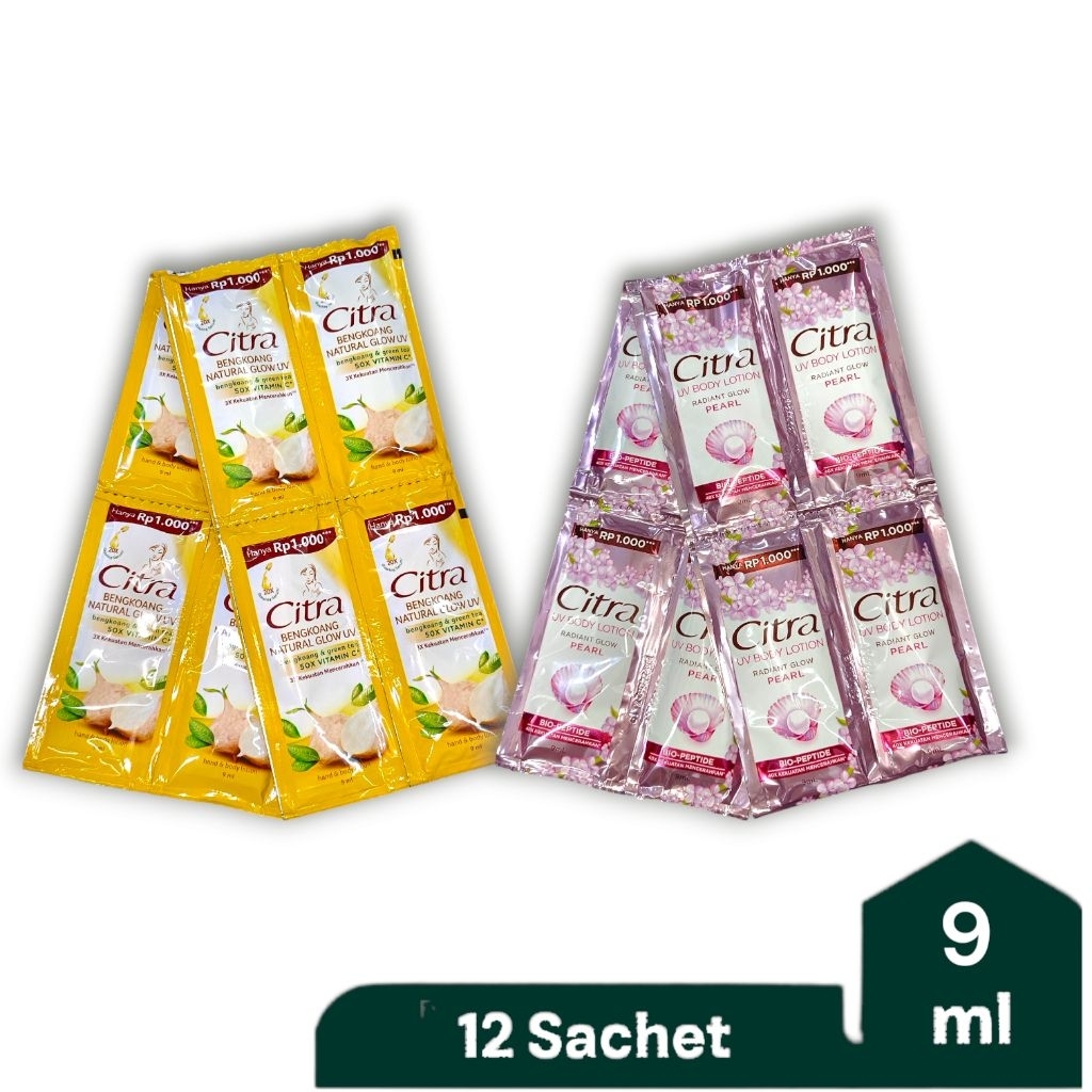 Jual Citra Hand Body Lotion isi 12 sachet | Shopee Indonesia