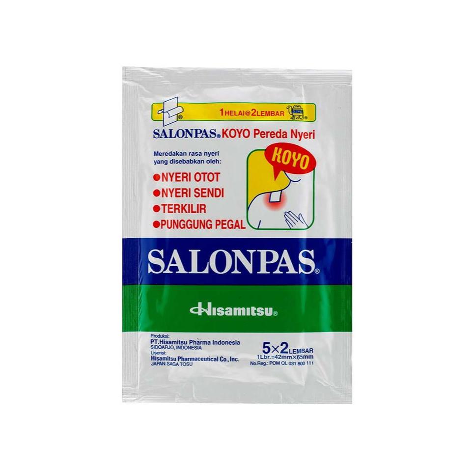 Jual Morinz Salonpas Hijau Koyo Super / Merah Koyo HOT 5x2lbr (1 Sachet ...