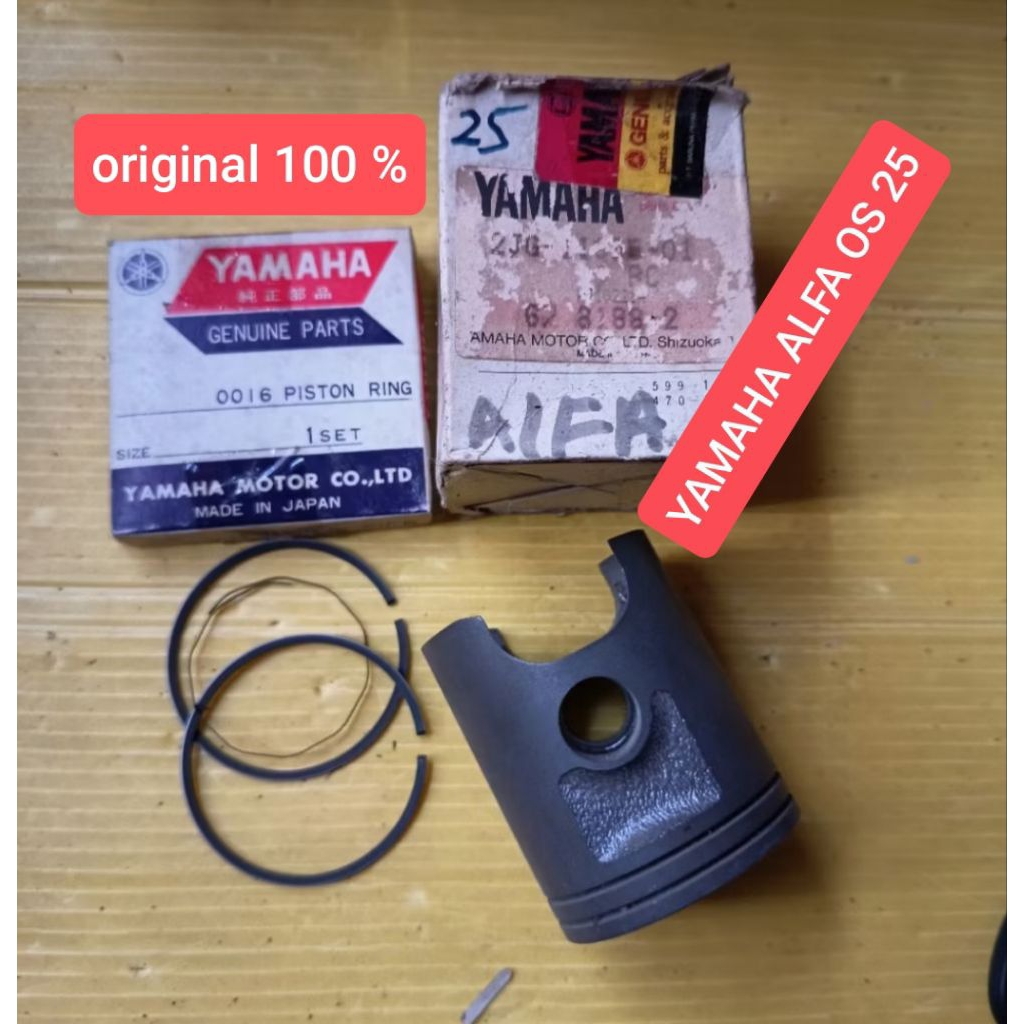 Jual Piston plus ring reng per pir seher seker Yamaha ALFA ALFA 2 R ...