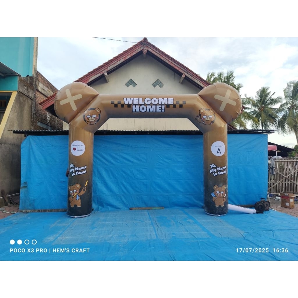 Jual Balon Gate 4x3M | Custom Model | Gapura Balon | Inflatable Balloon ...