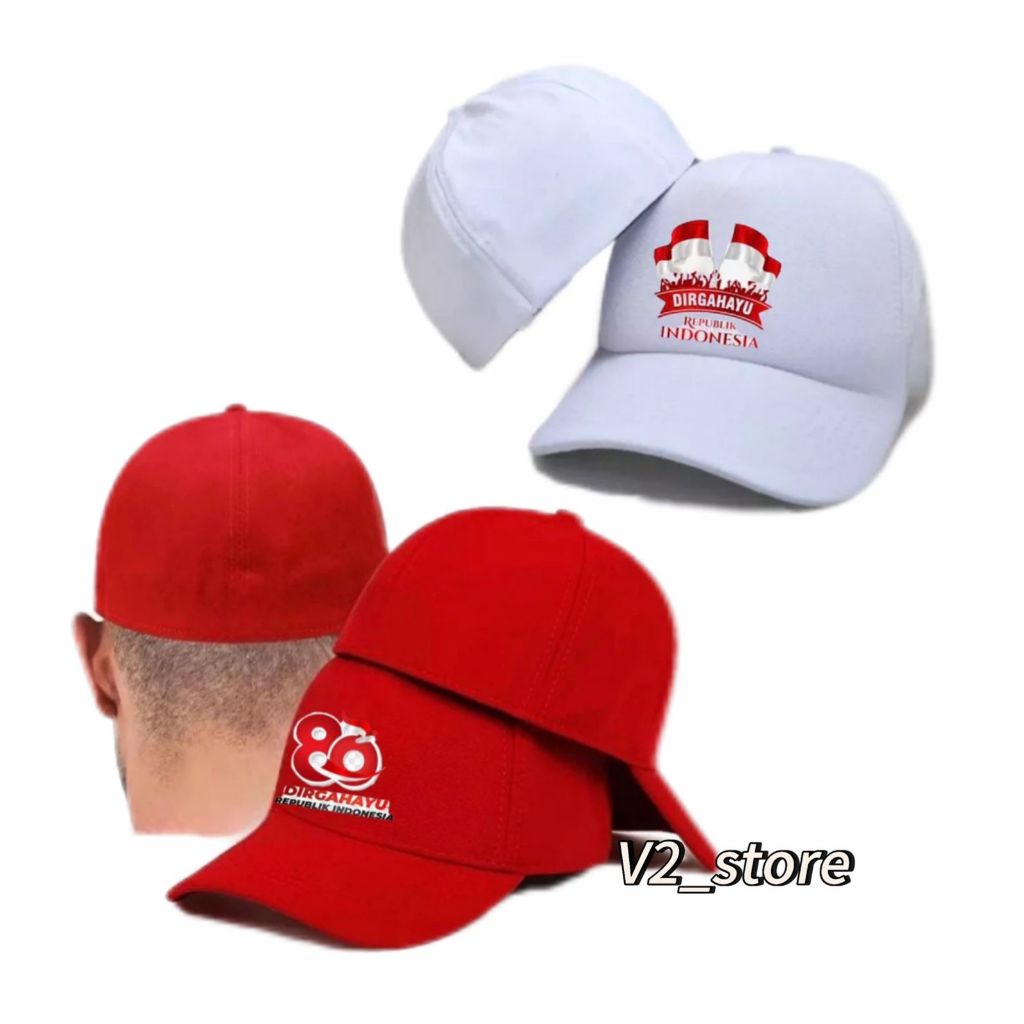 Jual Topi Hut Ri Indonesia Topi pria dan wanita topi kemerdekaan 79 ...