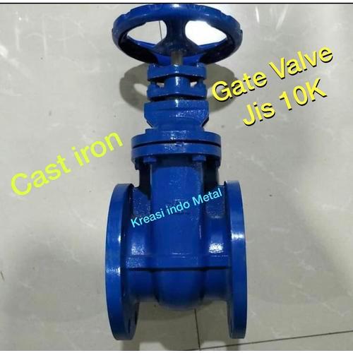 Jual 8" Gate Valve Jis 10k -8 inch Cast iron -Flange 10 K Stop Kran DN ...