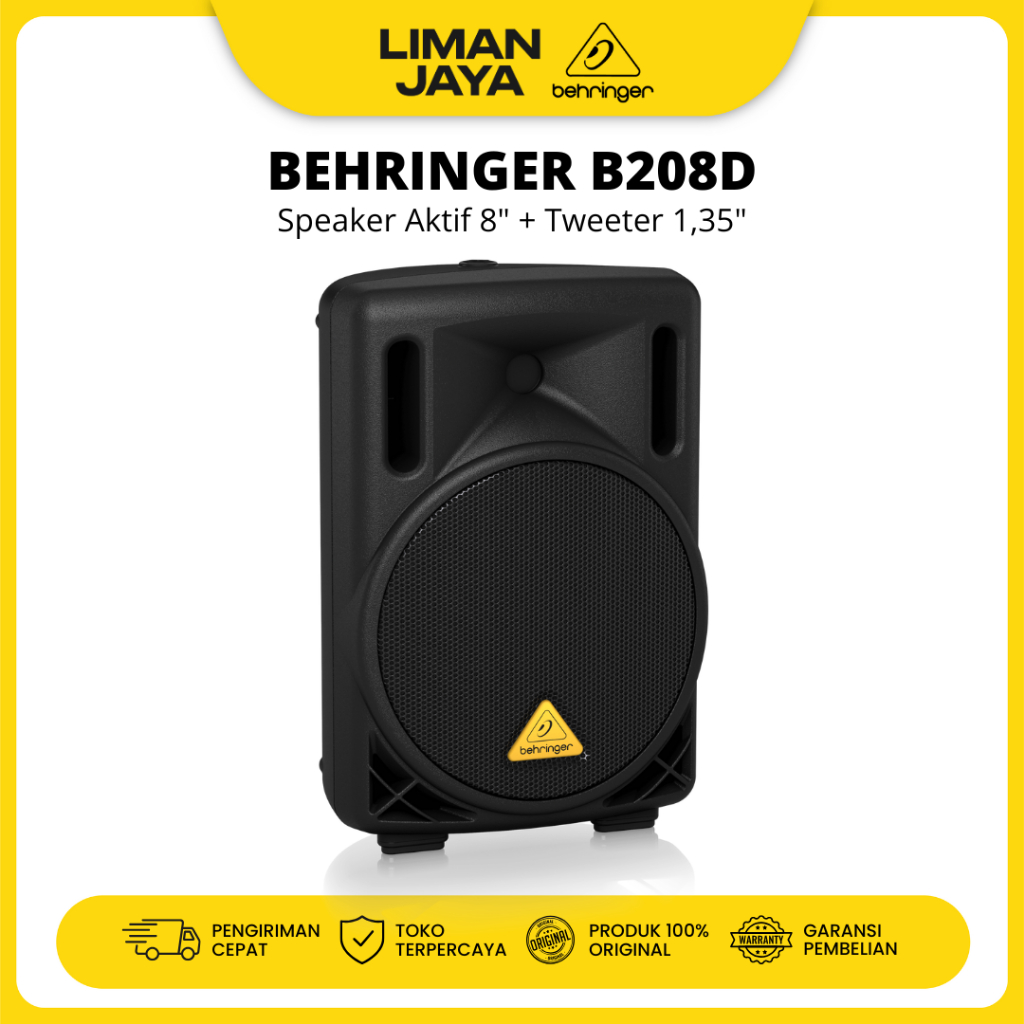 Jual Behringer B208D Active Speaker Aktif 8" 200 Watt 8 Inch Wall Mount ...