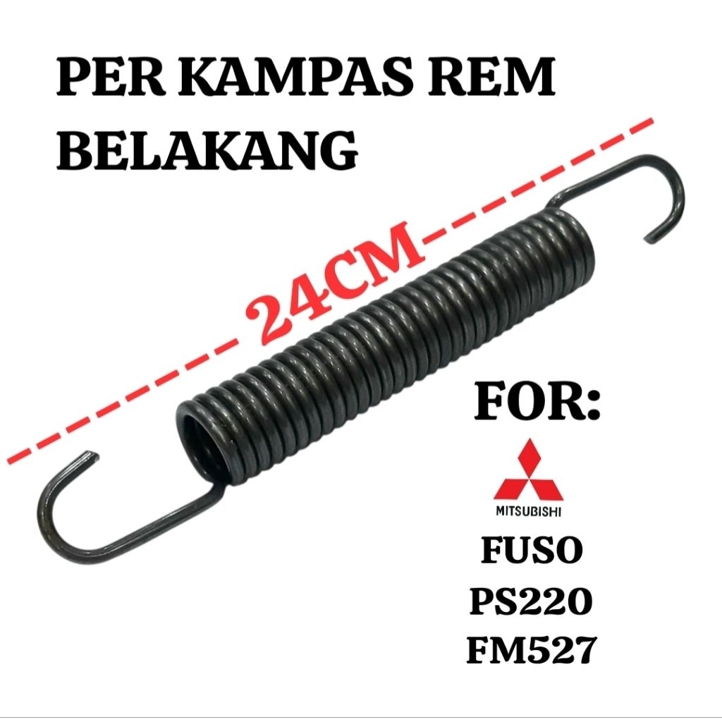 Jual PER KAMPAS REM BELAKANG FUSO GANJO PS220 FM525 220PS SPRING BRAKE ...