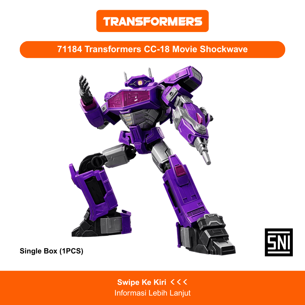 Jual BLOKEES Transformers Classic Class 18 Shockwave (Luminous Eyes ...