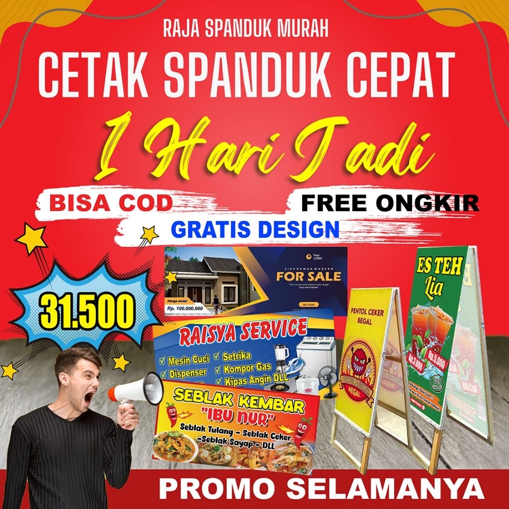 Jual cetak spanduk murah / cetak banner murah / banner warung / spanduk ...