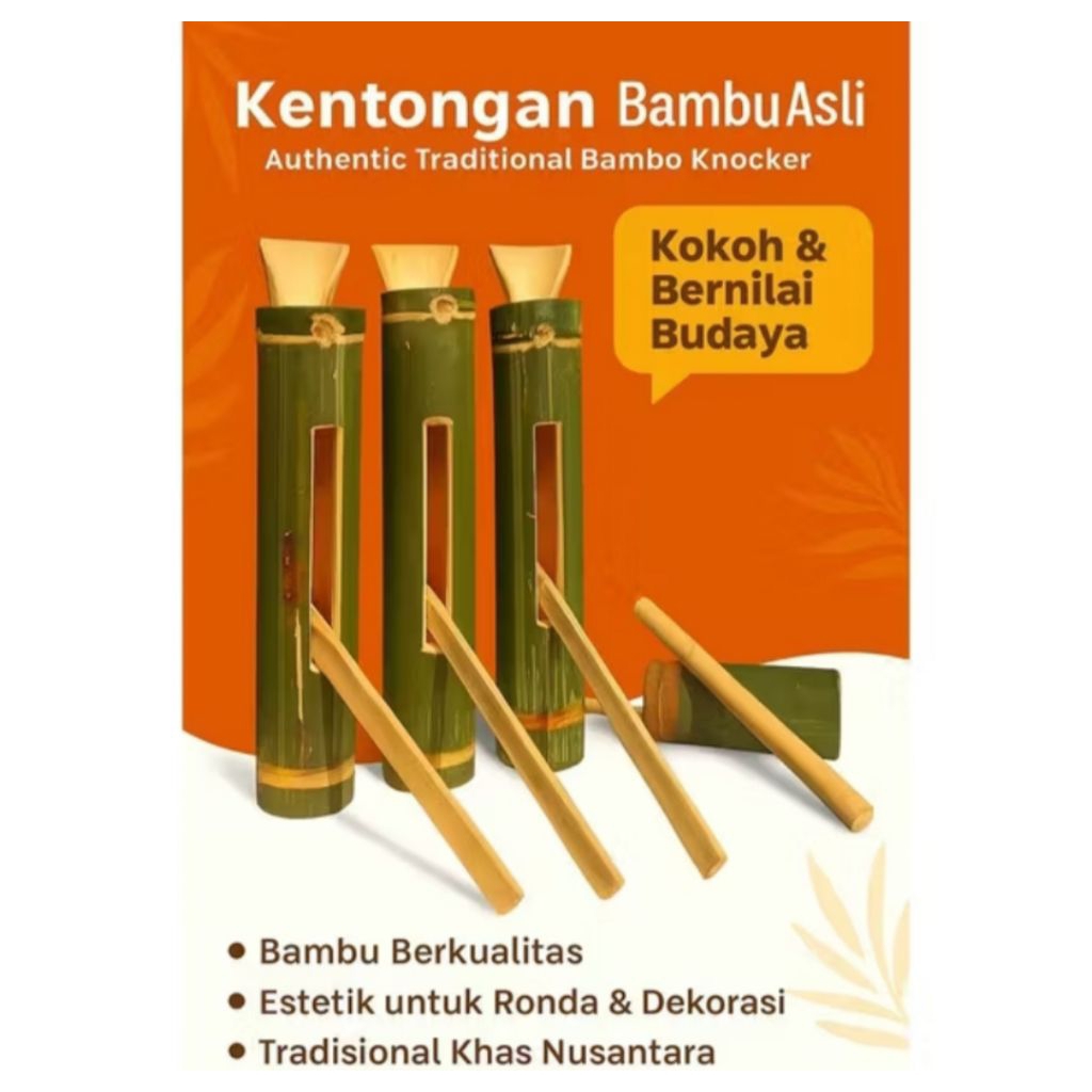 Jual Kentongan Bambu / Alat Ronda Tradisional & Dekorasi Unik Khas ...