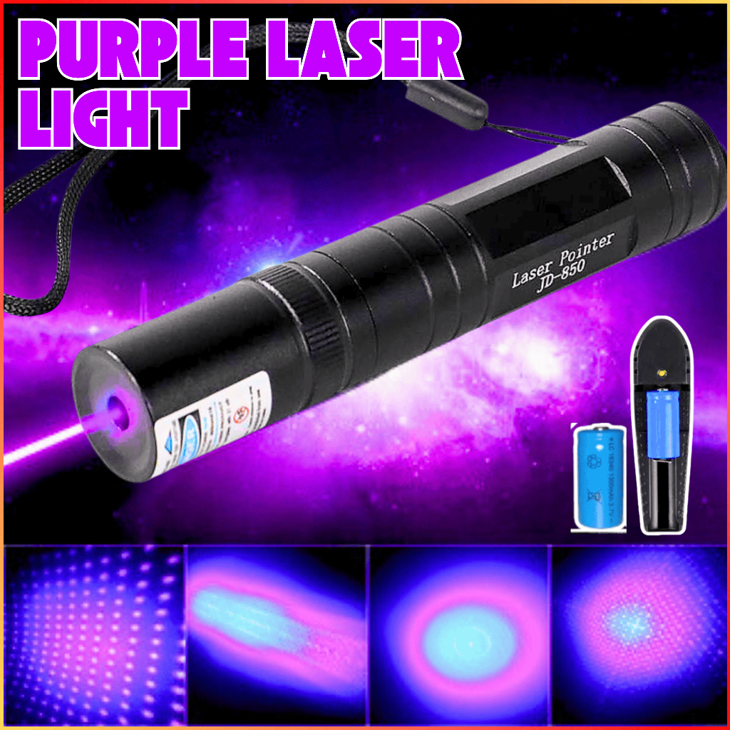 Jual NEW COD Laser Pointer Ungu Jarak Jauh Presnetasi Purple Beam 5mW ...