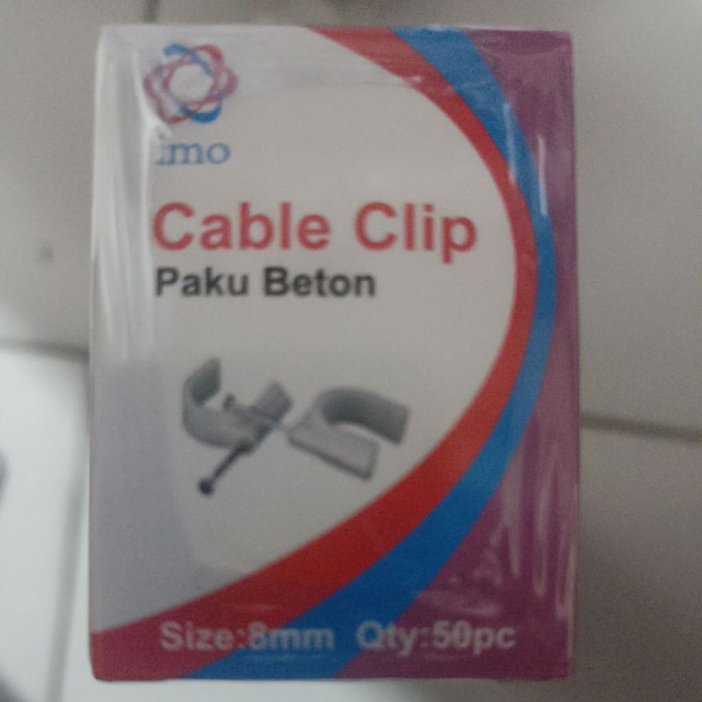 Jual IMO - Klem Kabel Beton 8MM / Clip Cable 8mm | Shopee Indonesia