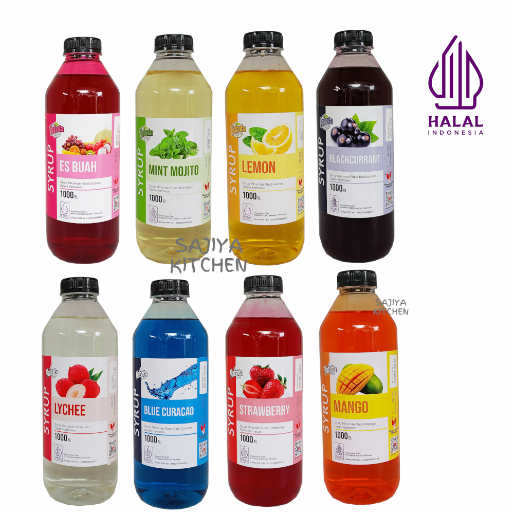 Jual NABATA Syrup Premium 1 Liter All Varian Rasa Sirup Cocok Untuk ...