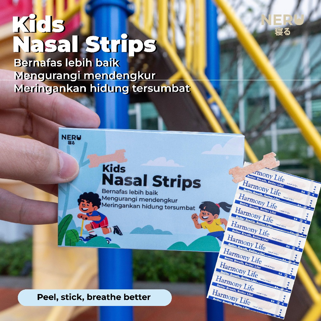 Jual 10 pcs Plester Anak Hidung Nasal Strips Kids Nose Strips Anti ...