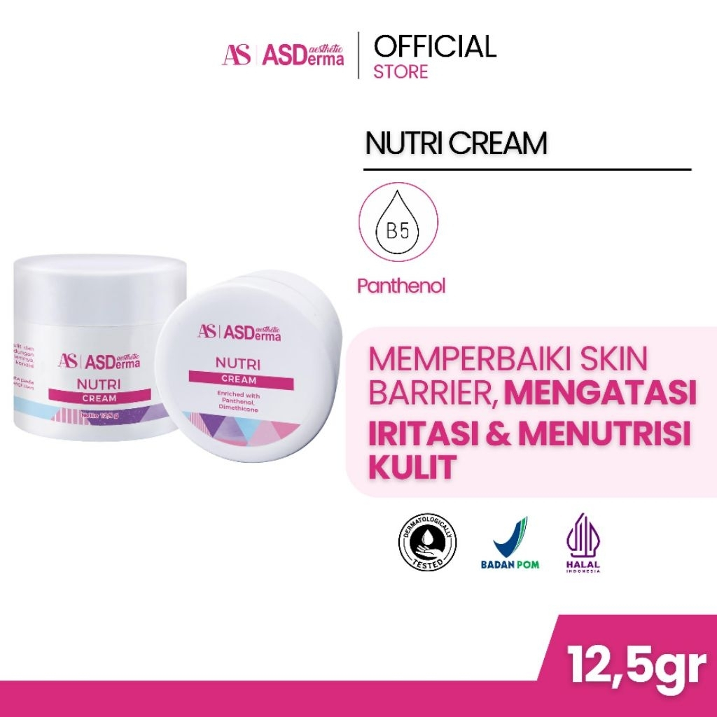 Jual Asderma Aesthetic Nutri Cream 12.5g | Shopee Indonesia