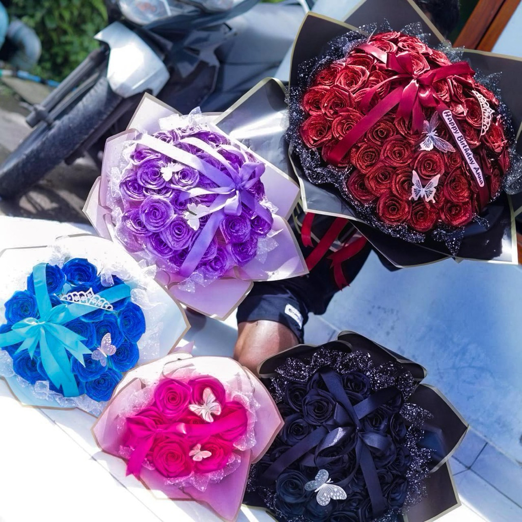 Jual BUKET BUNGA SATIN 7-50 TANGKAI 1-3 HARI LANGSUNG KIRIM BUKET BUNGA ...
