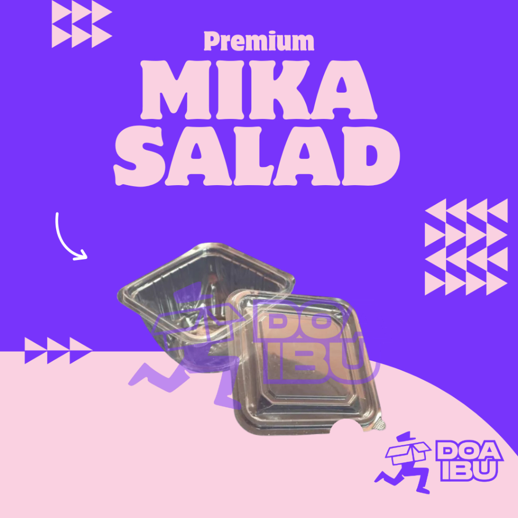 Jual [20 pcs] mika salad 500ml / mika buah / mika MB 100 / mika sayur / mika es kepal / mika kue ...