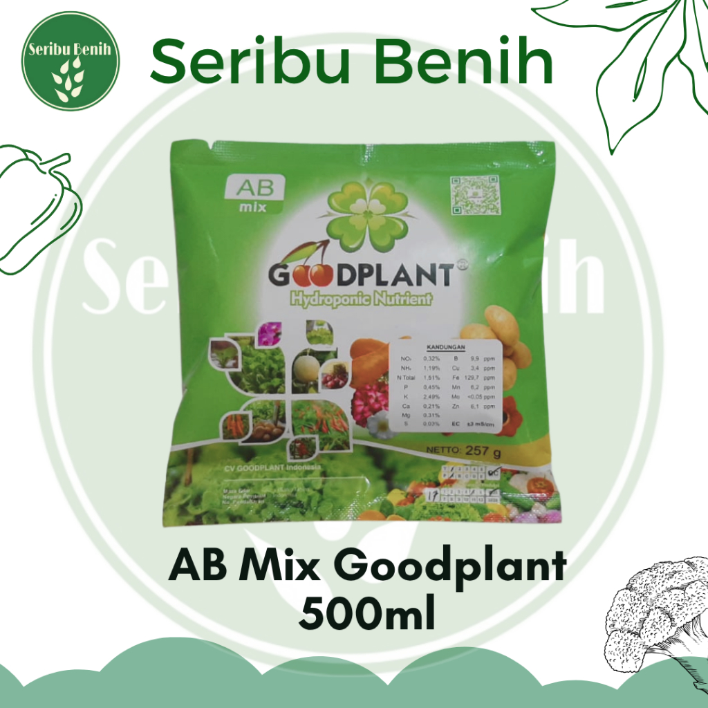 Jual AB Mix GoodPlant Nutrisi Hidroponik BARU 500ml - Larutan Nutrisi ...