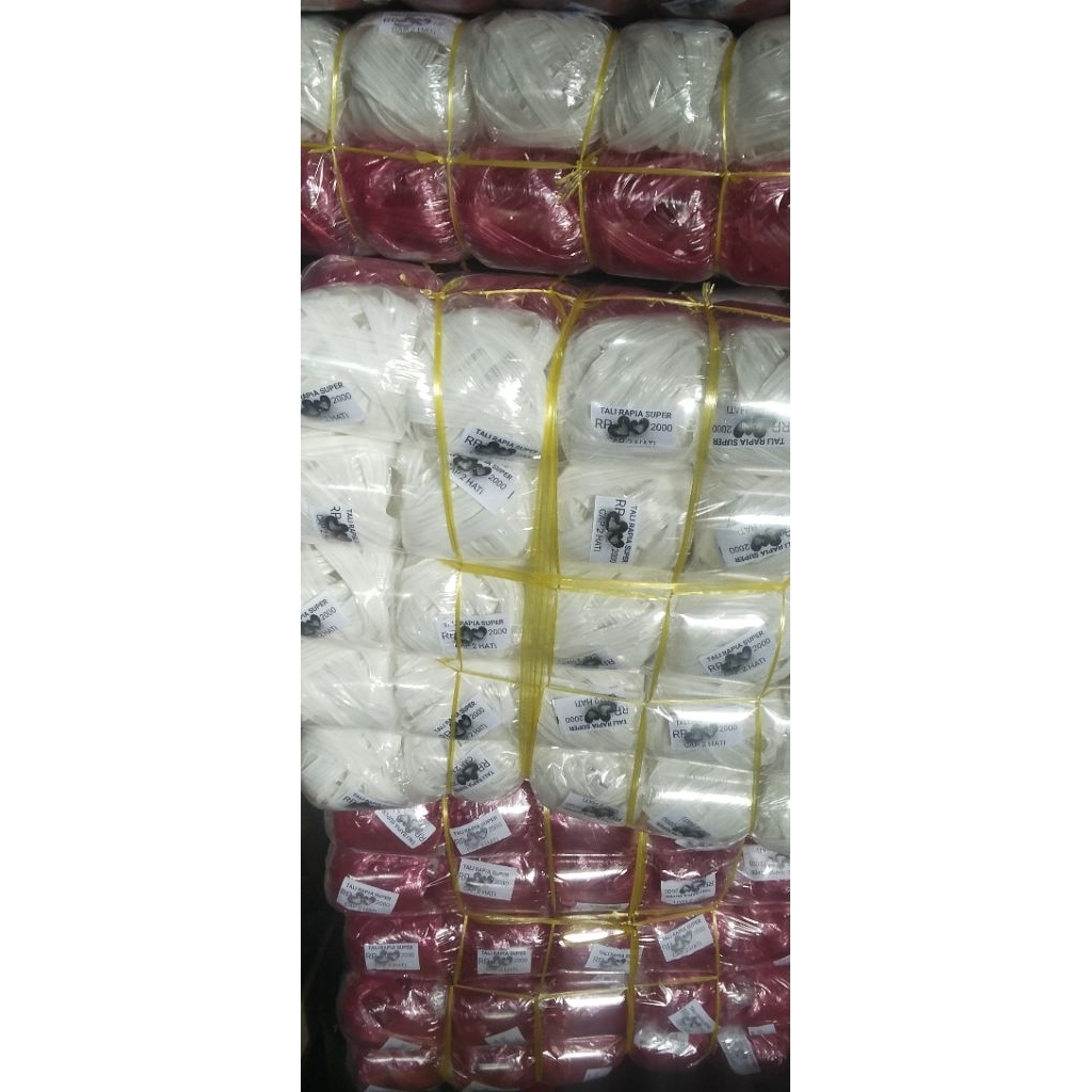 Jual Tali Rapia/Rafia super edisi merah putih 17 Agustus isi 50 eceran ...
