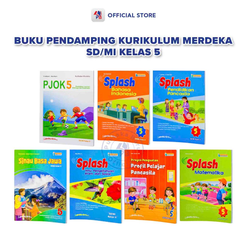Jual Buku Pendamping kurikulum merdeka SD Mi Kelas 5 / Sinau Basa Jawa / SPLASH Bahasa Indonesia ...