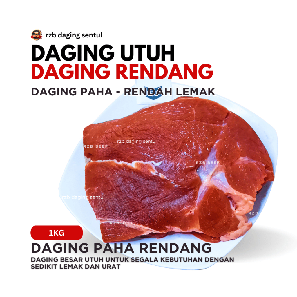 Jual | rzb | DAGING SAPI PAHA UTUH - RENDANG 1 KG | RENDANG 500gr ...