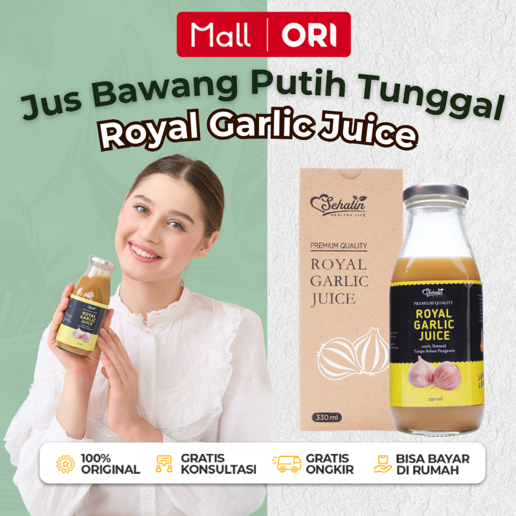 Jual Royal Garlic Juice Jus Bawang Putih Herbal + Jahe Merah + Lemon ...