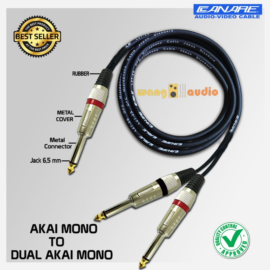 Jual JAPAN STANDARD - Kabel Audio / Kabel Mixer In-Out 1x Jack Akai ...